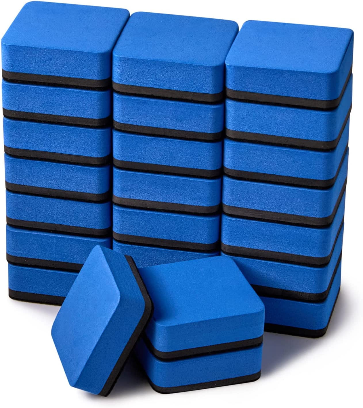 24 Pack Magnetic Whiteboard Dry Erase Erasers Chalkboard Cleansers for ...