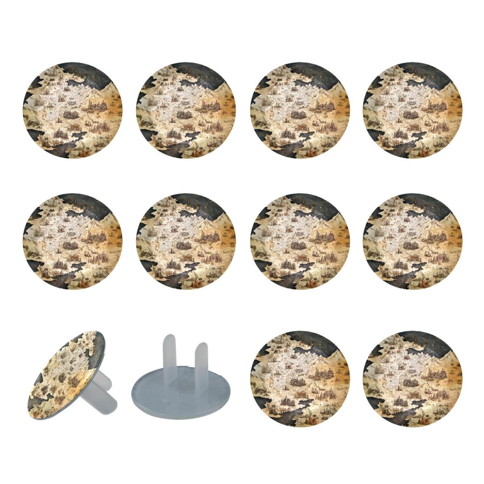 24 Pack Map Block Outlet Covers Baby Proofing Socket Protectors Child ...