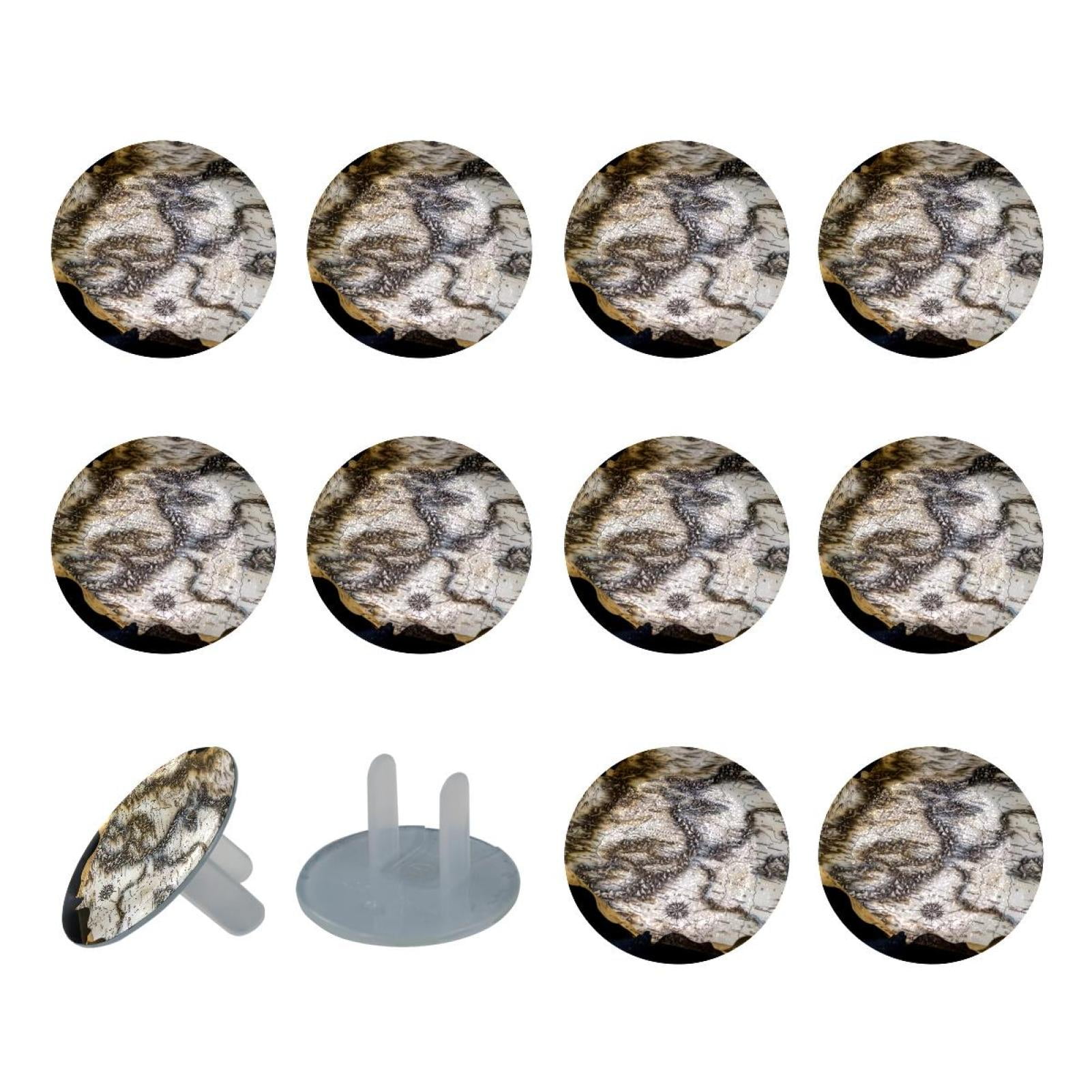 24 Pack Map Block Outlet Covers Baby Proofing Socket Protectors Child ...