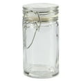 3.25” Mini Glass Round Jar with Latch by ArtMinds - Glass Storage ...