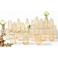 24 Pack Mini Gold Bud Vases for Wedding Decorations and Home ...