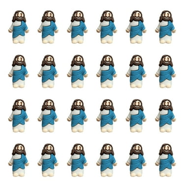 20 Sets Of Mini Jesus Statues In Bulk, And 20Pcs Bags, Used For ...