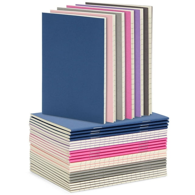 Paper Junkie 24 Pack Mini Paper Notebooks for Kids, Bulk Pocket ...