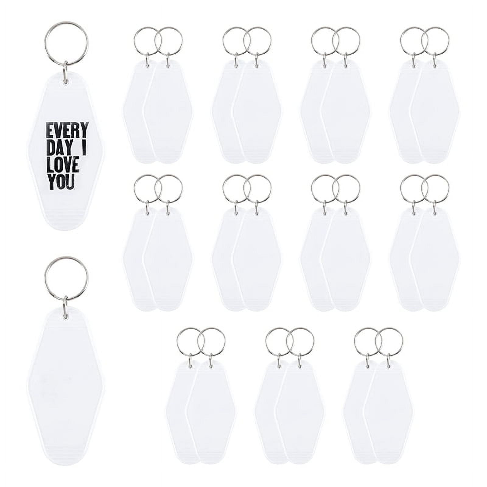 24 Pack Motel Hotel Keychain Blank Vintage Motel Key Tag Hotel Keychain ...