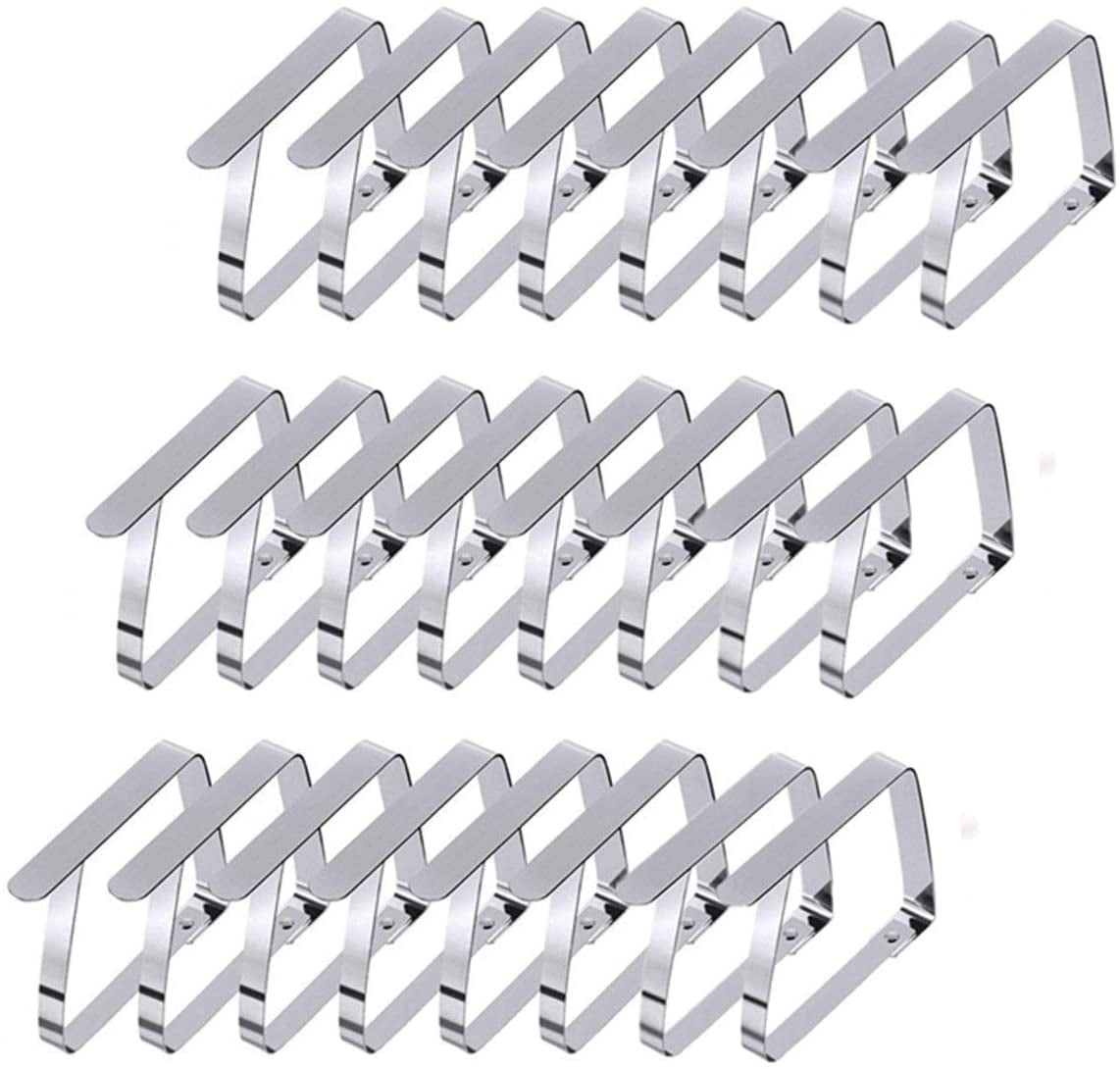24 Pack Outdoor Tablecloth Clips Large Table Cover Clamps for 2 Inch ...