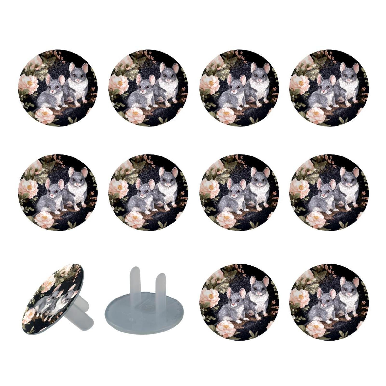 24 Pack Outlet Covers Dielectric Plastic Plugs for Electrical Power ...