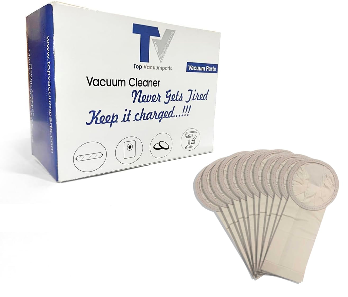 24 Pack PVR-1405 Micro Filter Bags Compatible For ProTeam 6 Quart ...