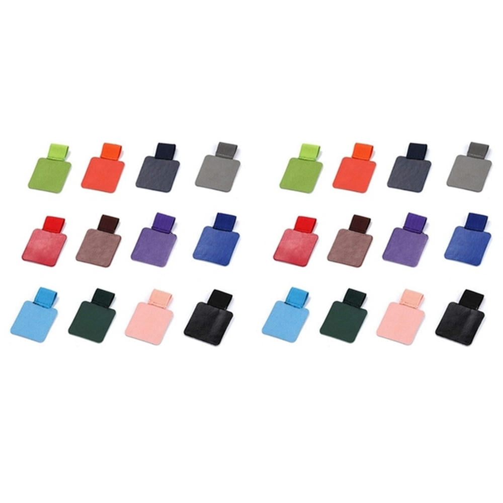 24 Pack Pen Loop Holder, Self-Adhesive Pen Holder Pencil Elastic Loop ...