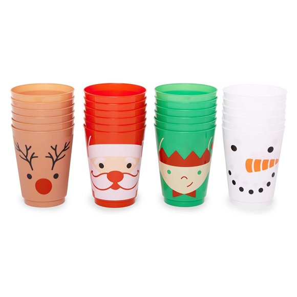 Plastic Cups For Christmas