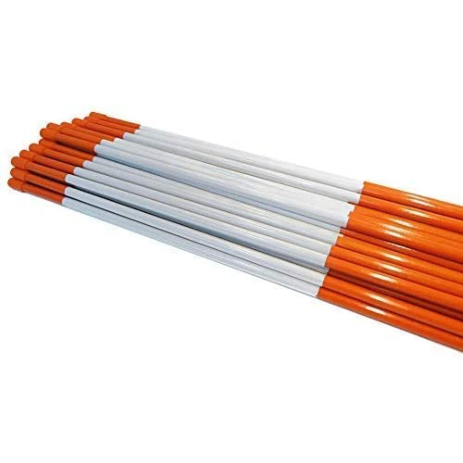 "24 Pack Outdoor Reflective Fiberglass Driveway Marking Stakes, 48 ...