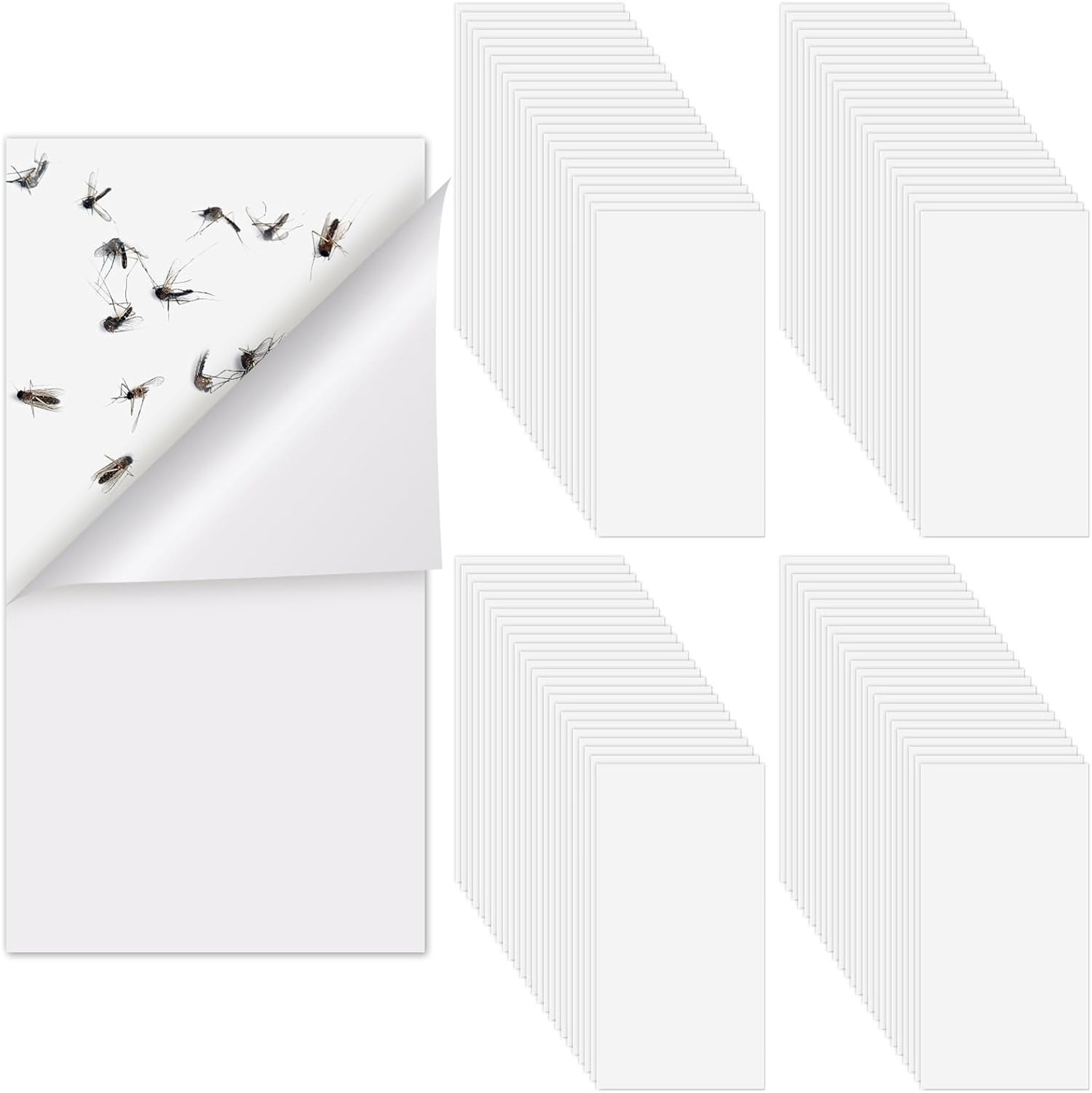 24 Pack Replacement Fly Glue Boards,Happon Mosquito Trap Sticky Traps ...