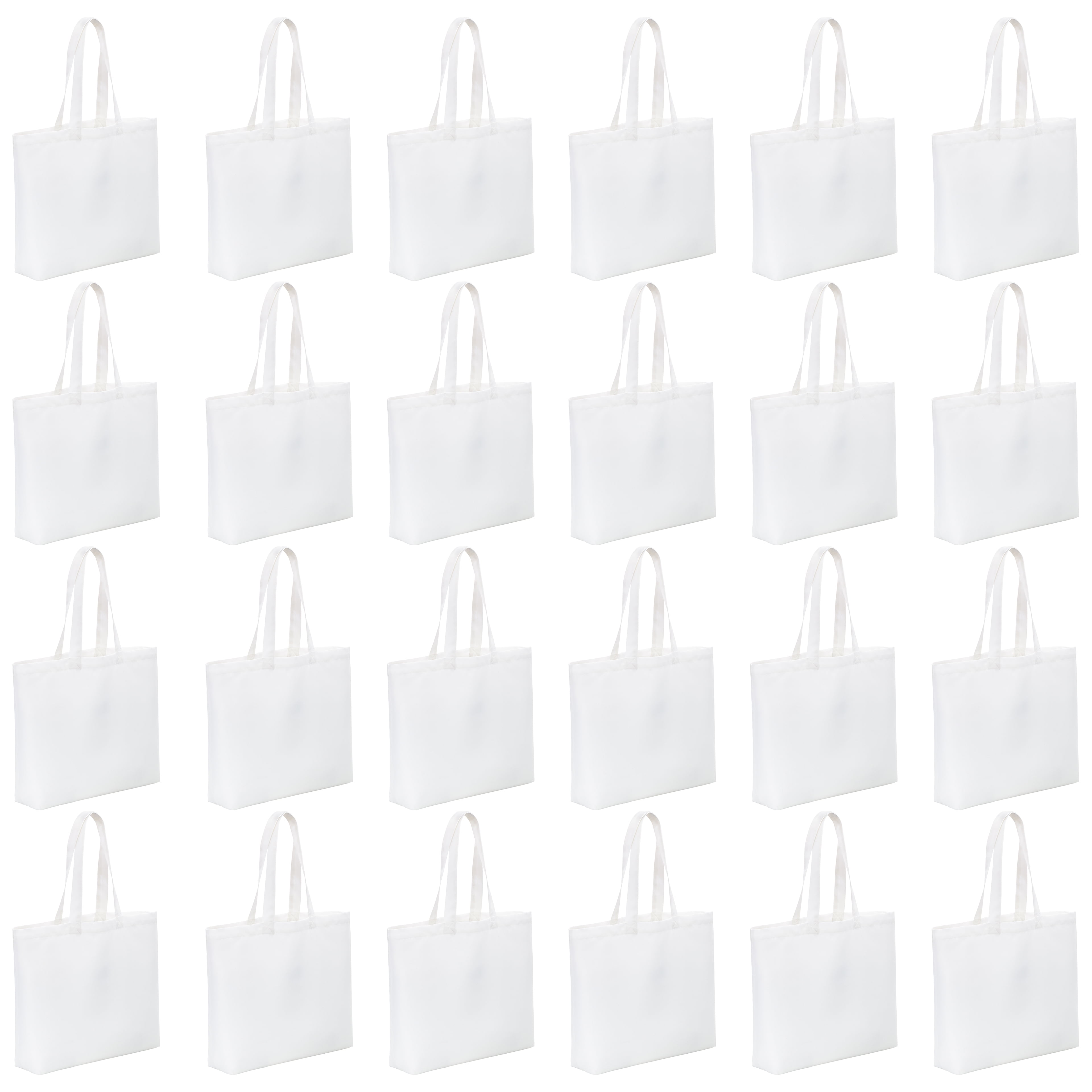Make Market® 24 Pack: Reusable Travel Tote Bag, Bulk Polyester ...