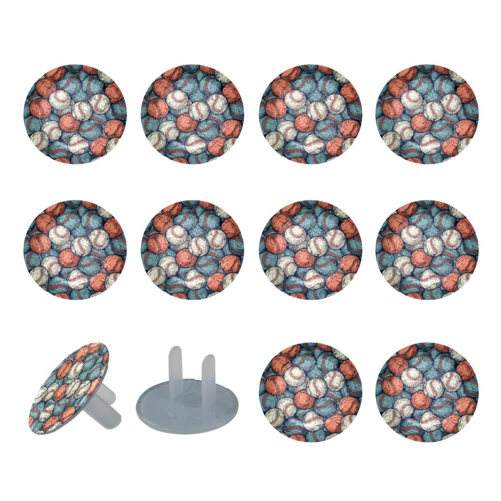 24 Pack Round Outlet Cover 2-Prong Child Safety Socket Covers ...