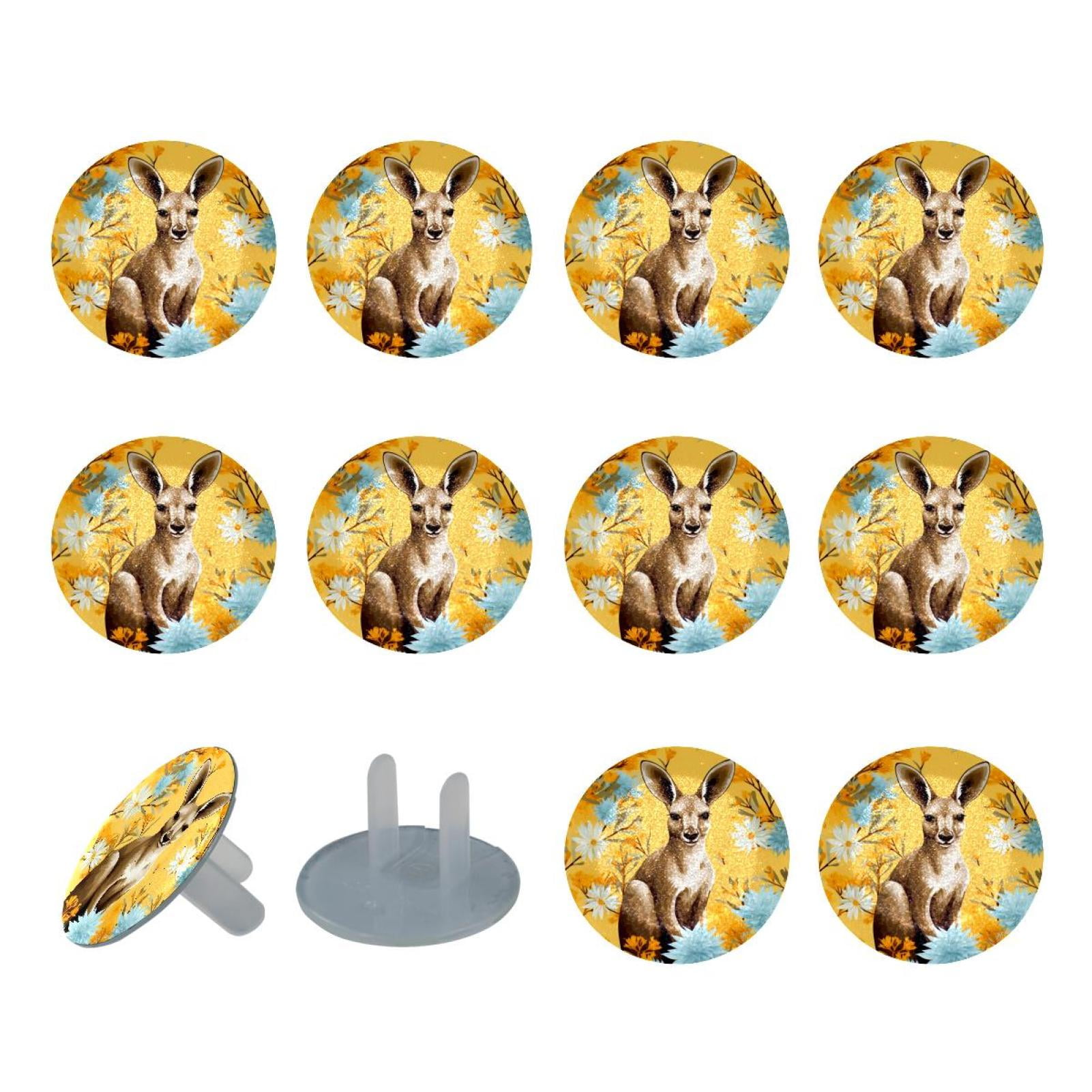 24 Pack Round Outlet Cover 2-Prong Child Safety Socket Covers ...