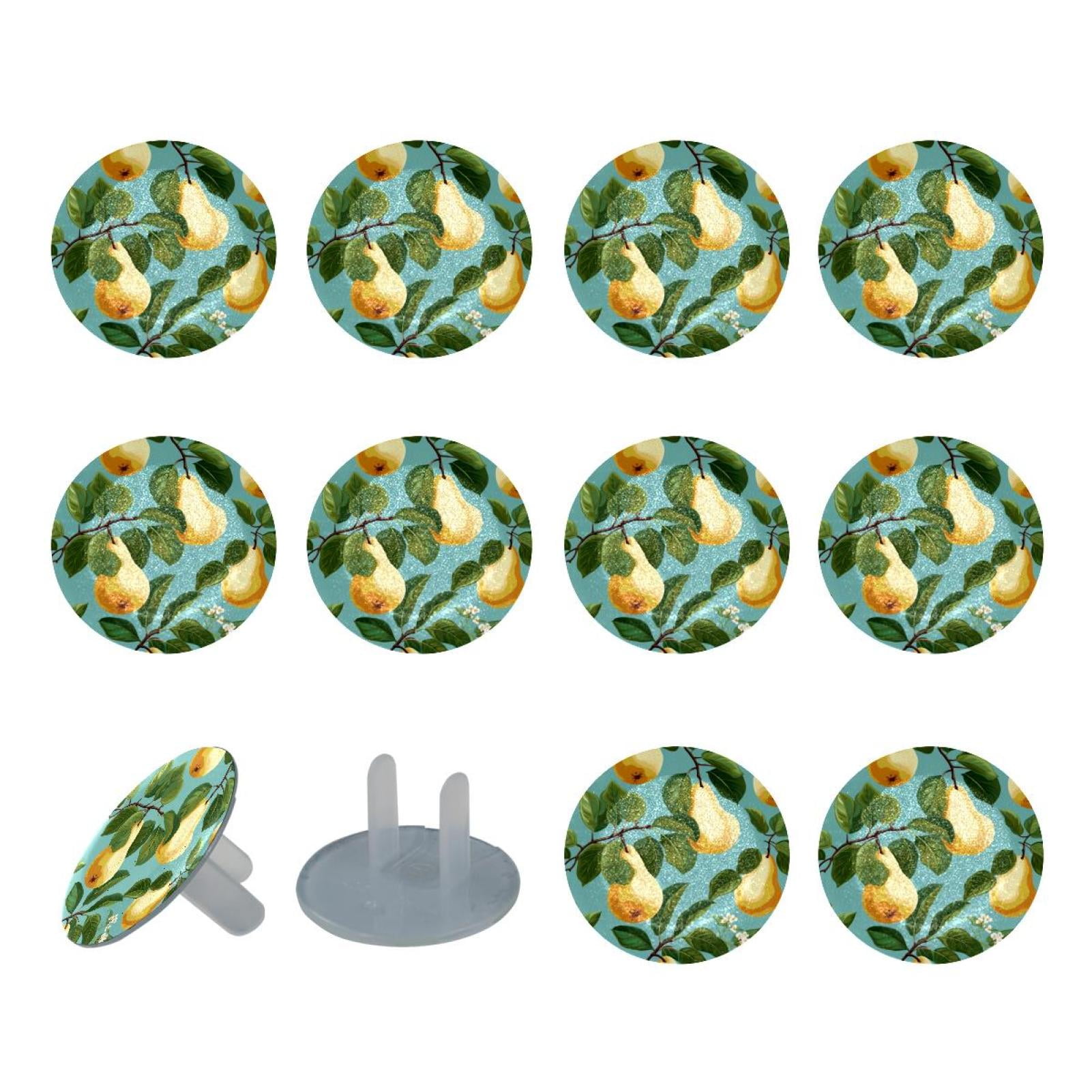 24 Pack Round Outlet Cover 2-Prong Child Safety Socket Covers ...