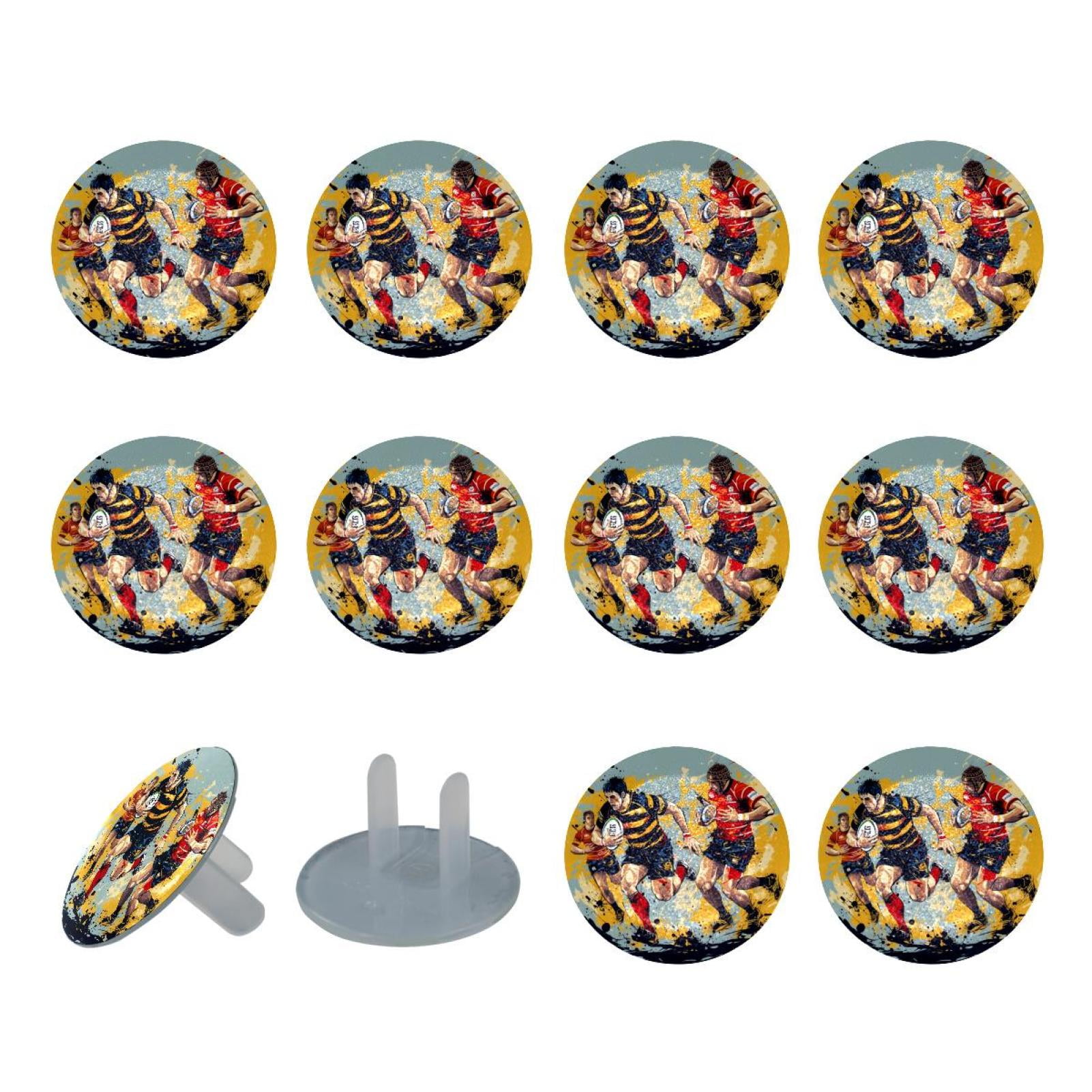 24 Pack Round Outlet Cover 2-Prong Child Safety Socket Covers ...