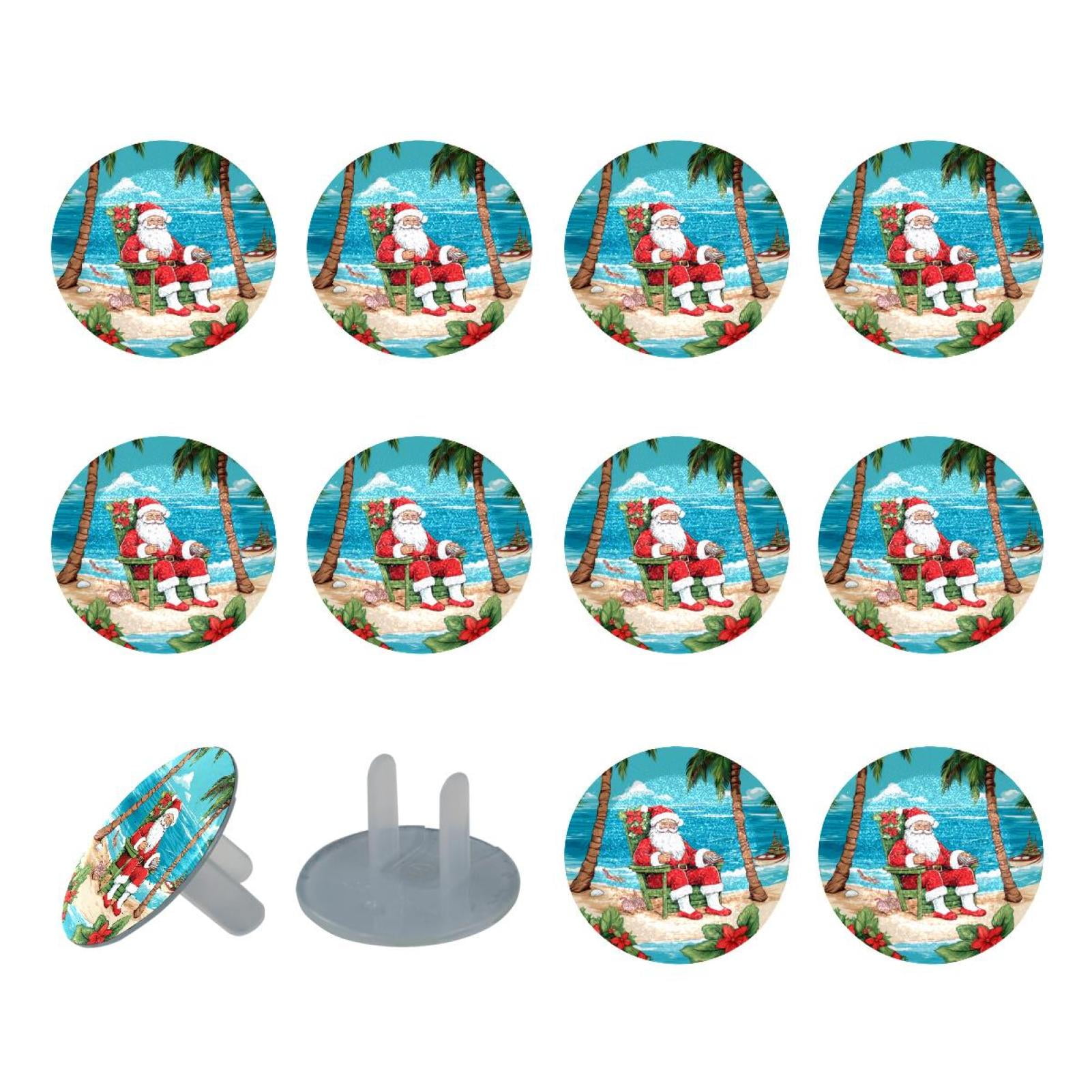 24 Pack Round Outlet Cover 2-Prong Child Safety Socket Covers ...