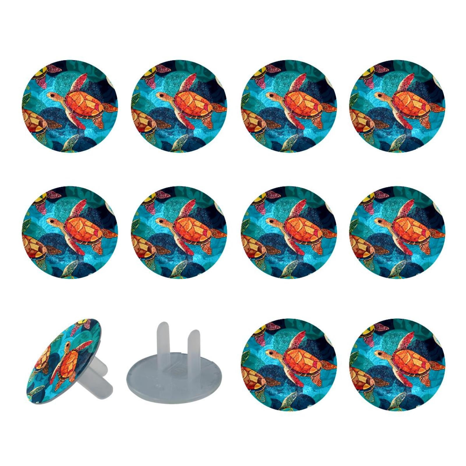24 Pack Sea Turtle Outlet Covers Baby Proofing, Child Safety Plug ...