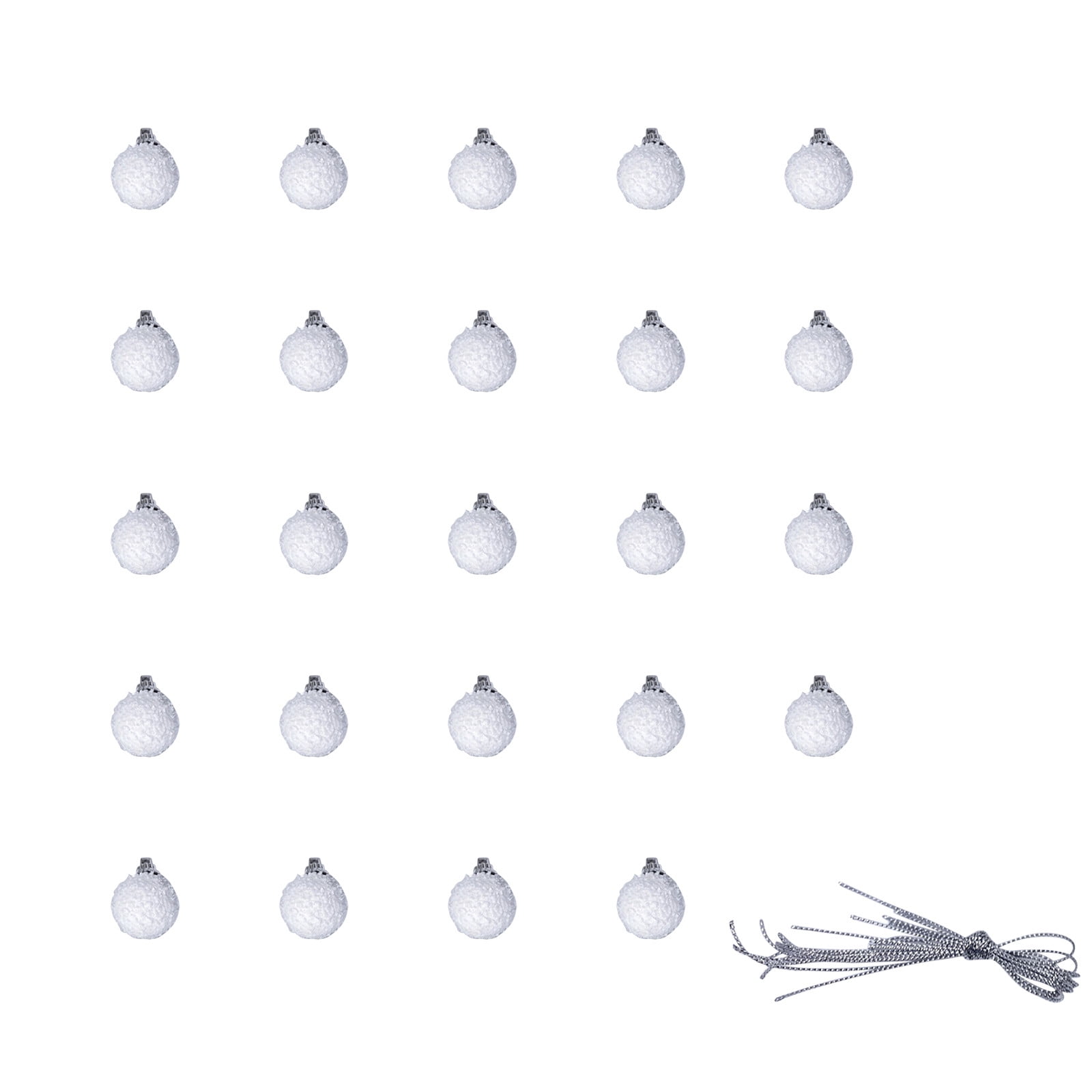 24-Pack Shatterproof Christmas Ball Ornaments,Lightweight Foam ...