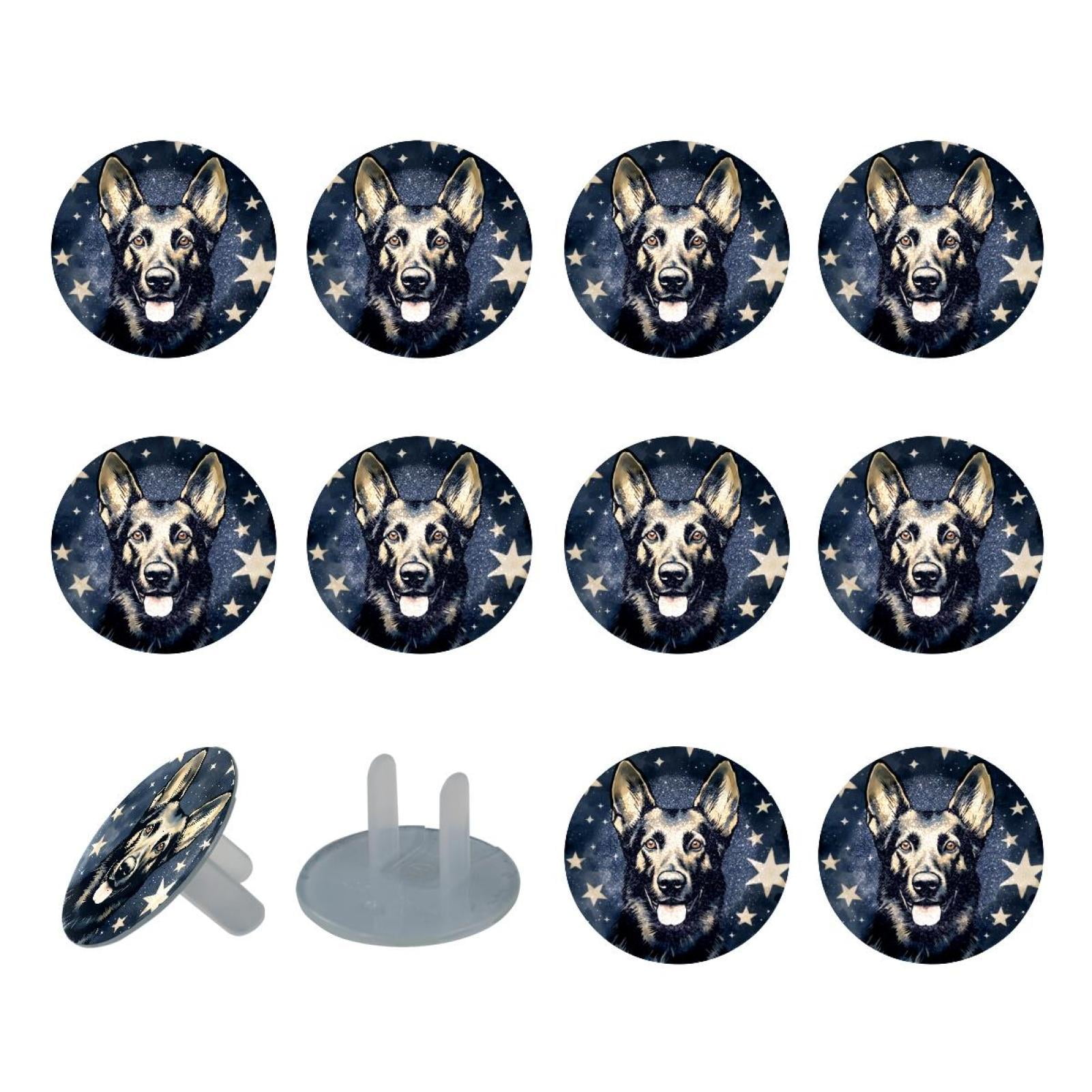 24 Pack Shepherd Dog Outlet Covers Baby Proofing Socket Protectors ...