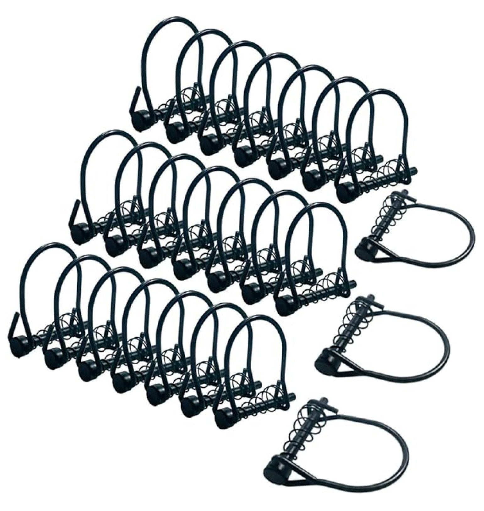 24 Pack Silent Shaft Locking Pin with Spring - for Farm Lawn Garden ...
