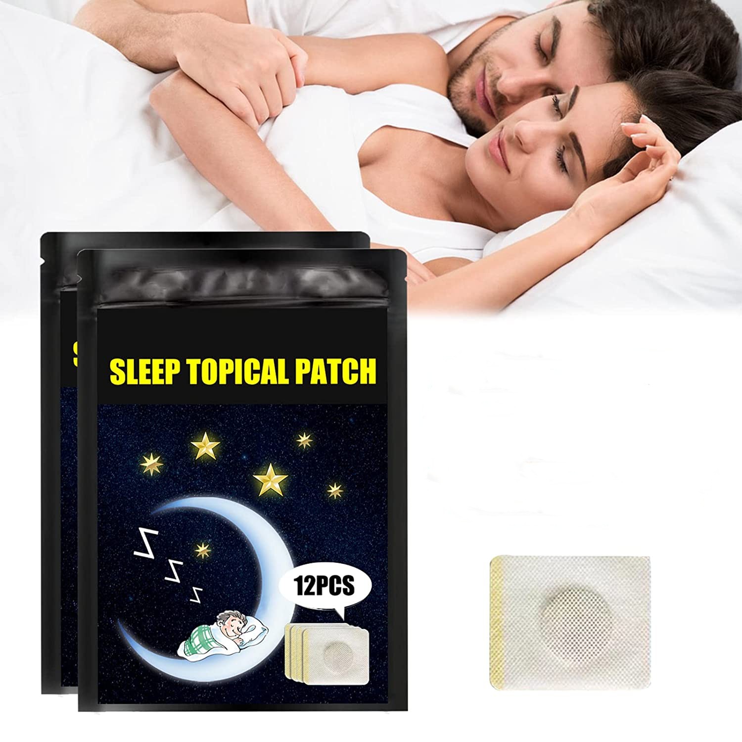 24 Pack Sleep Patches TRIANU Natural Deep Sleep Patches for Adults with Quick Acting Ingredients ...