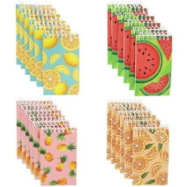 Neon Spiral Notebook and Pen Set - Party Favors - 12 Pieces - Walmart.com