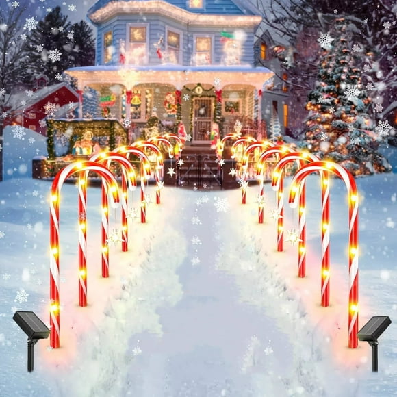 Lighted Candy Cane Stakes