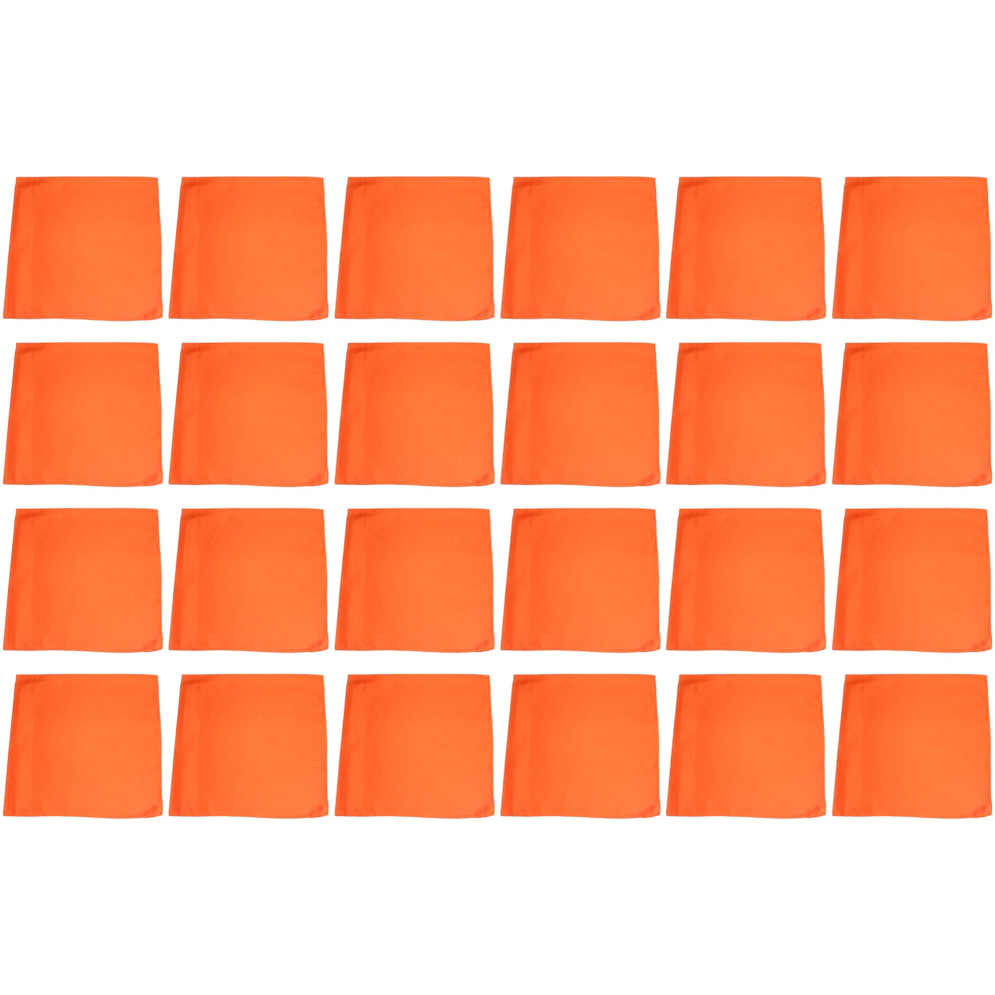 24 Pack Solid Cotton Bandanas Bulk Set for Events, Teams, DIY Projects ...
