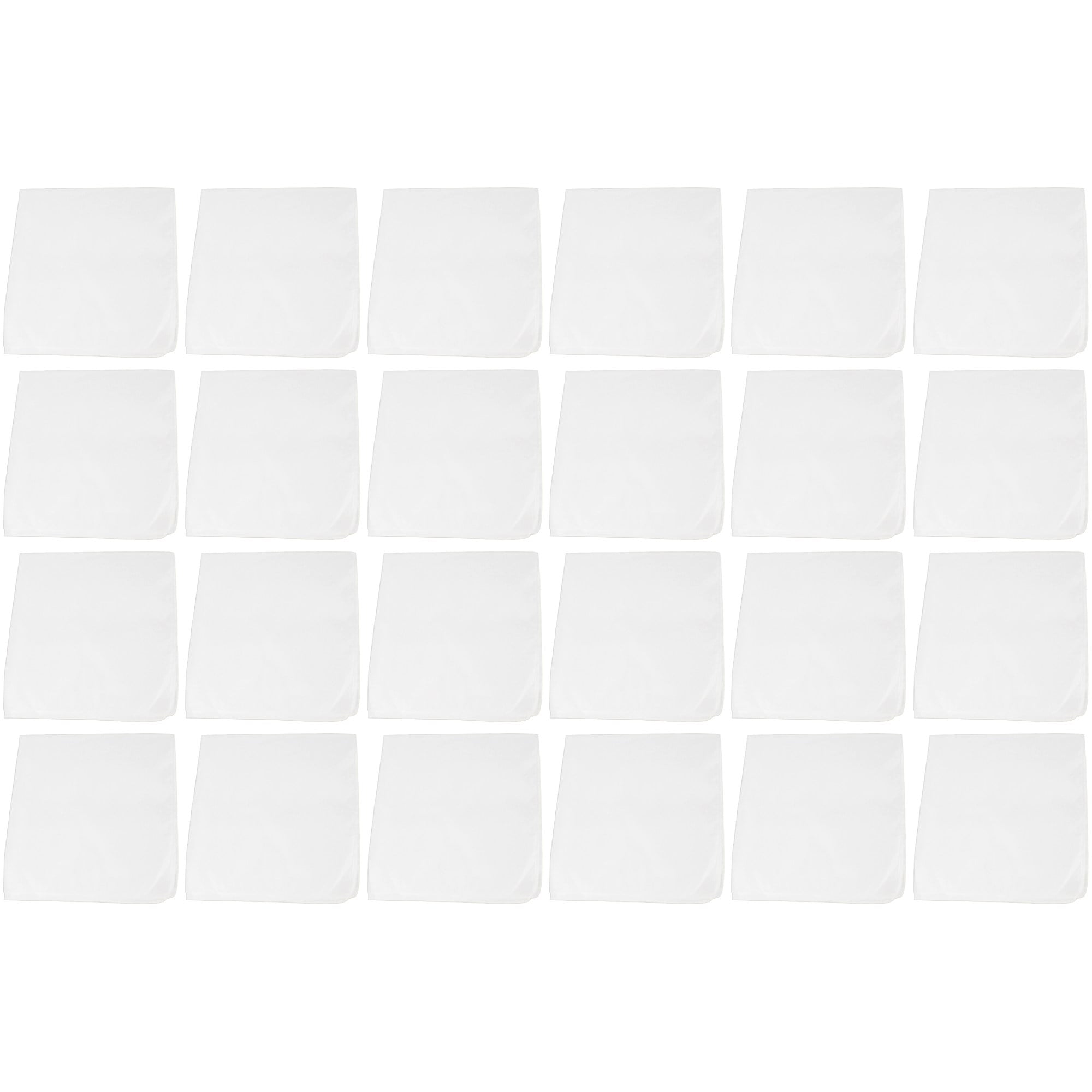 24 Pack Solid Cotton Bandanas Bulk Set for Events, Teams, DIY Projects ...