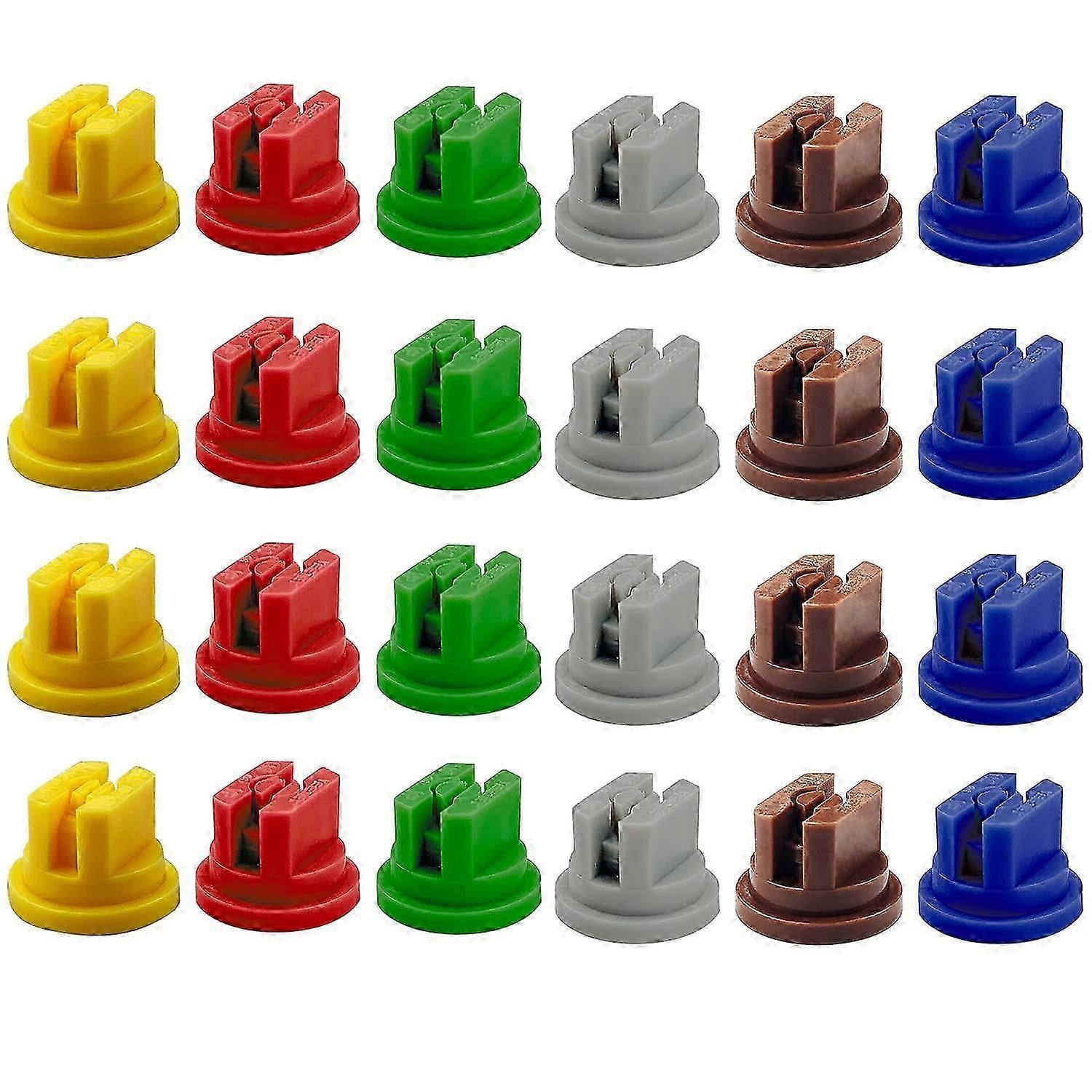 24 Pack Spray Nozzles 110 Degree Fan Misting Nozzles Plastic Nozzles ...