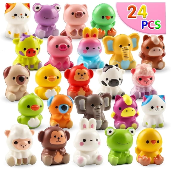 24 Pack Squishy Toys, Kyprd Party Favors for Kids Age 4-8 8-12 ...