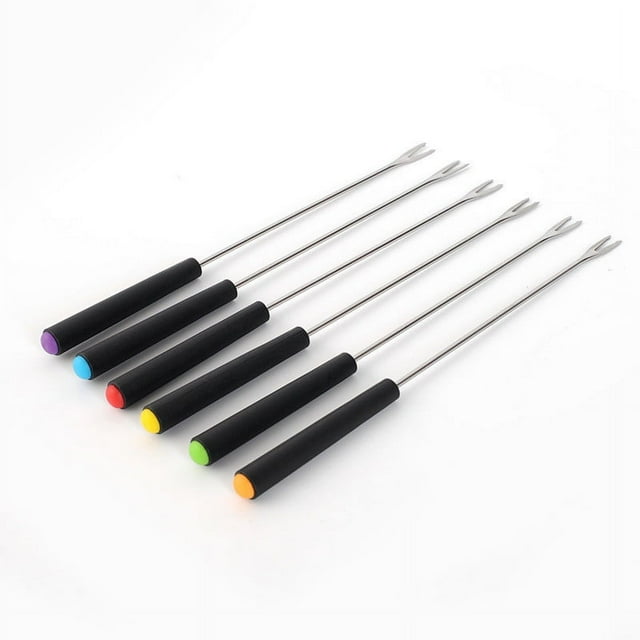 24-Pack Stainless Steel Retractable BBQ Grill Forks - 9 Inch Fire Safe ...