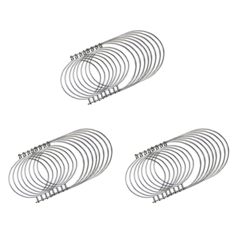24 Pack Stainless Steel Wire Handles (Handle-Ease) for Jar, Ball Pint ...