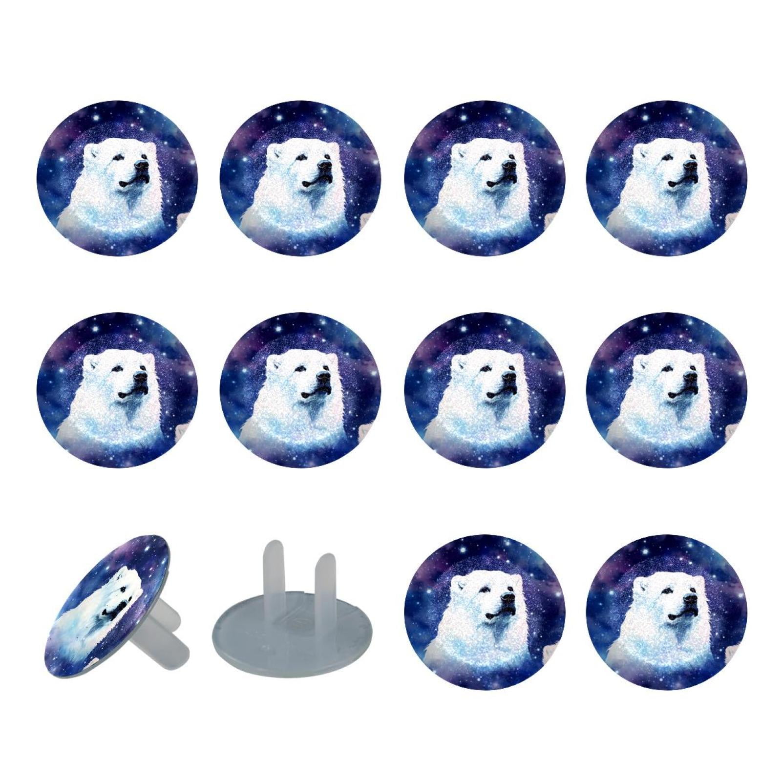 24 Pack Starry Polar Bear Outlet Covers Baby Proofing, Child Safety ...