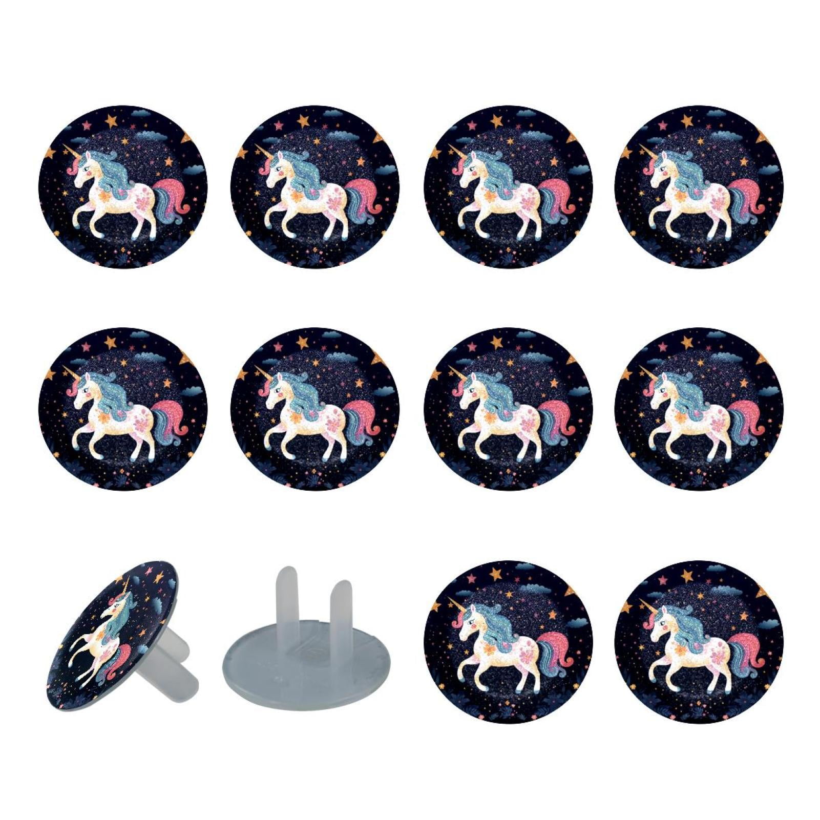 24 Pack Starry Unicorn Outlet Covers Baby Proofing | Secure Electric ...