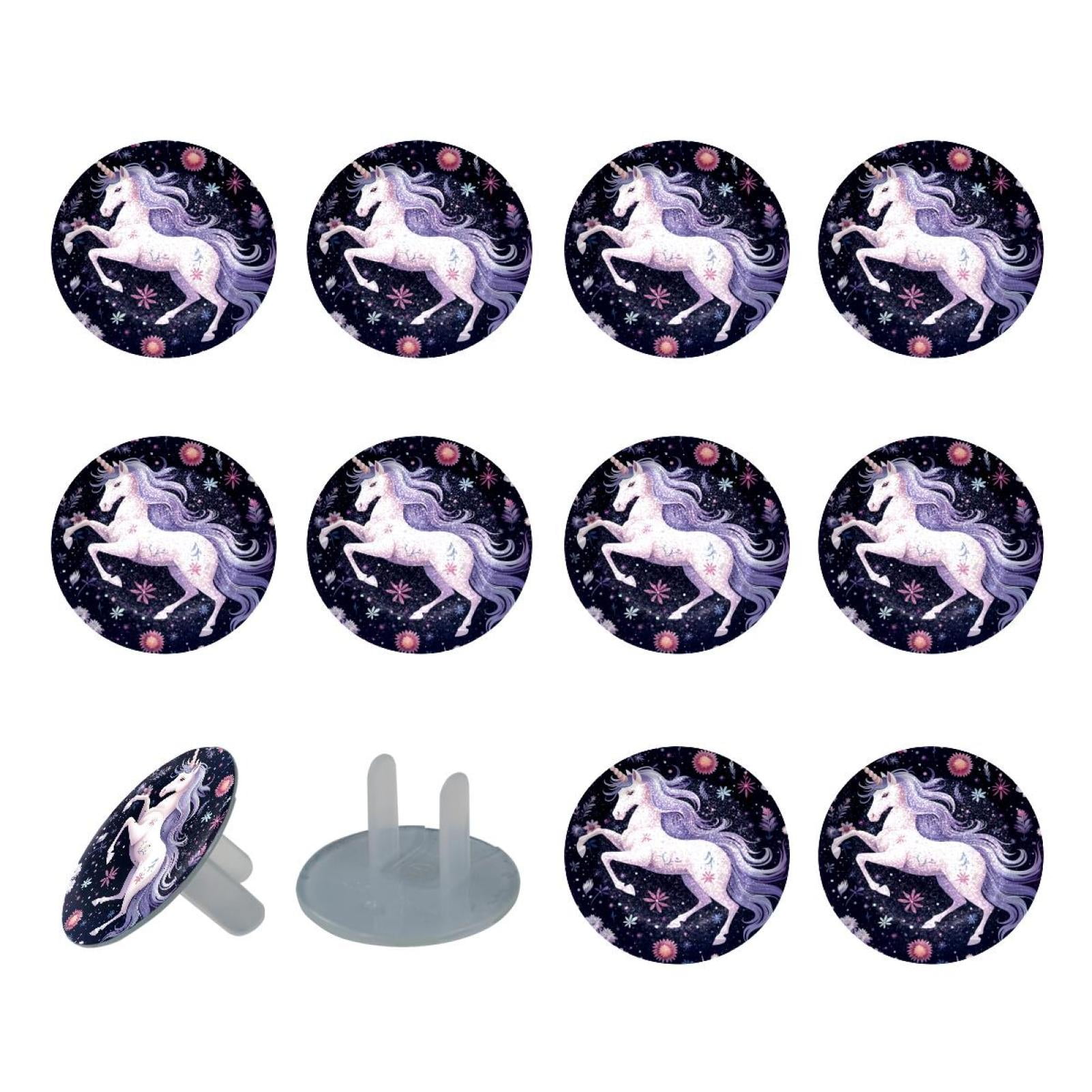 24 Pack Starry Unicorn Outlet Covers Baby Proofing | Secure Electric ...