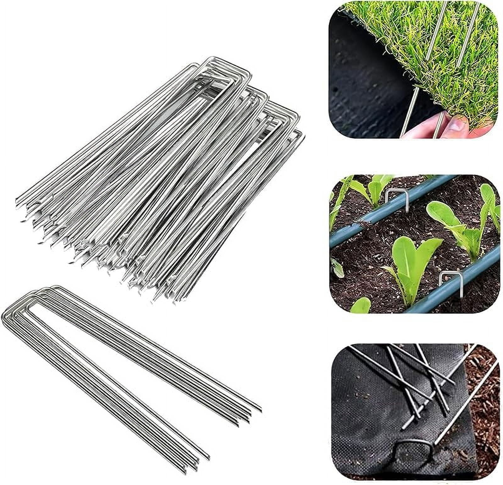 Stakes For Weed Barrier