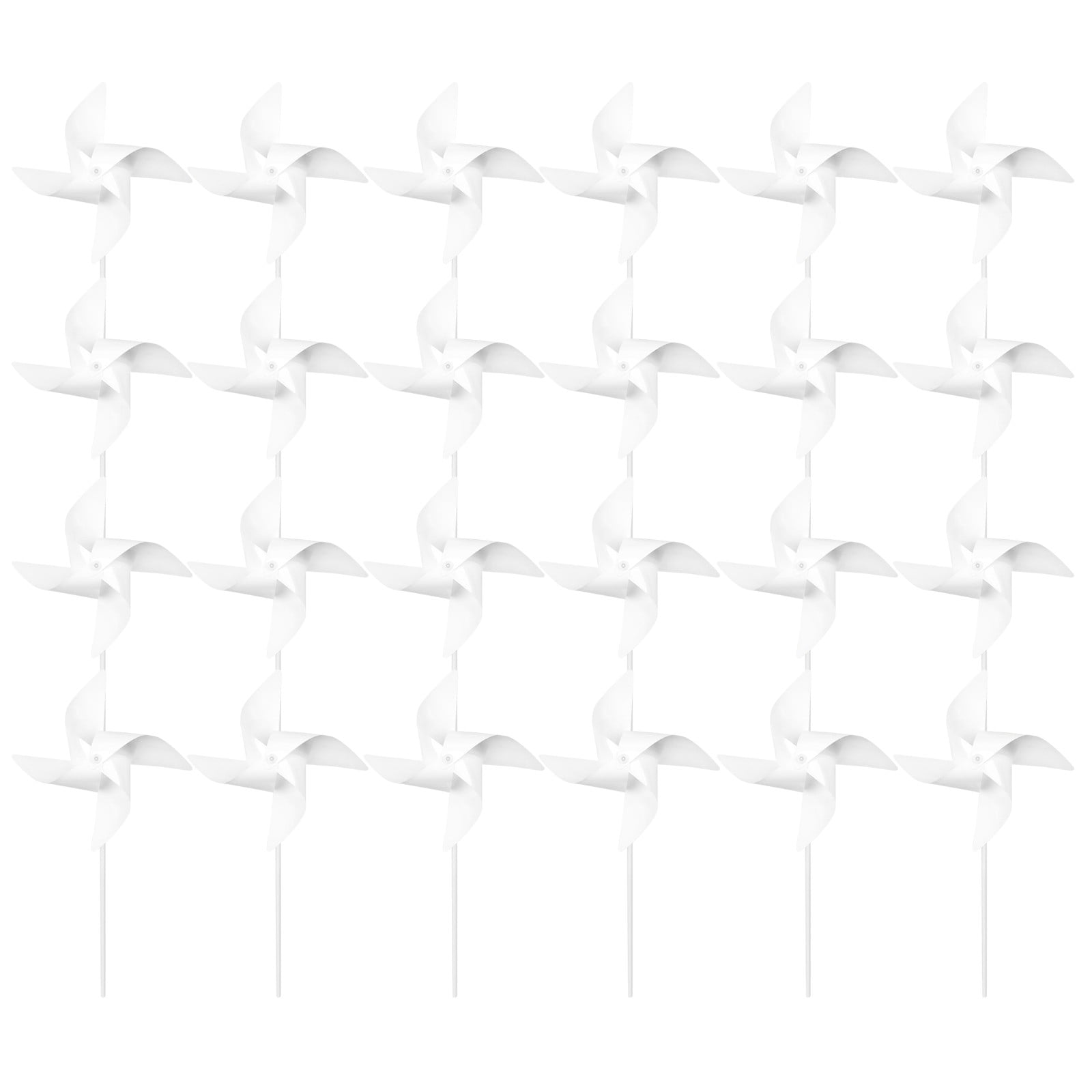 24 Pack Sublimation Blank Pinwheels for DIY Craft, Color Your Own Wind ...