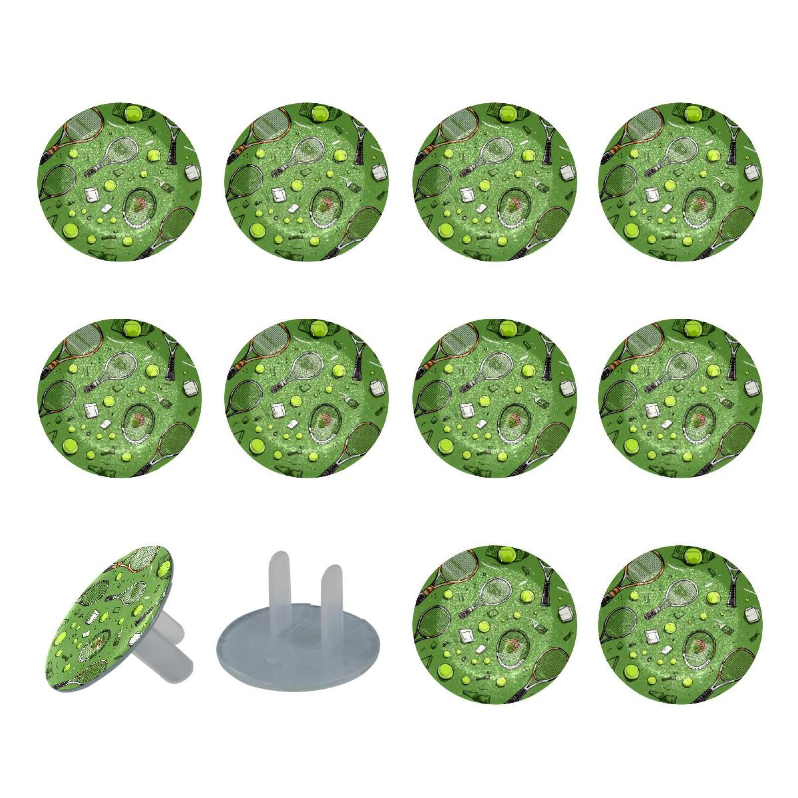 24 Pack Tennis Ball Outlet Covers Baby Proofing, Child Safety Plug ...