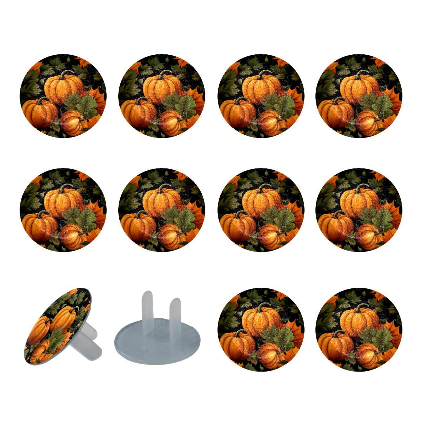 24 Pack Thanksgiving Pumpkin Outlet Covers Baby Proofing, Child Safety ...