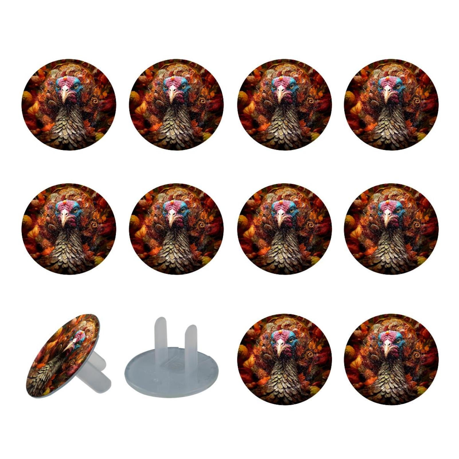 24 Pack Thanksgiving Turkey Outlet Covers Baby Proofing, Child Safety ...