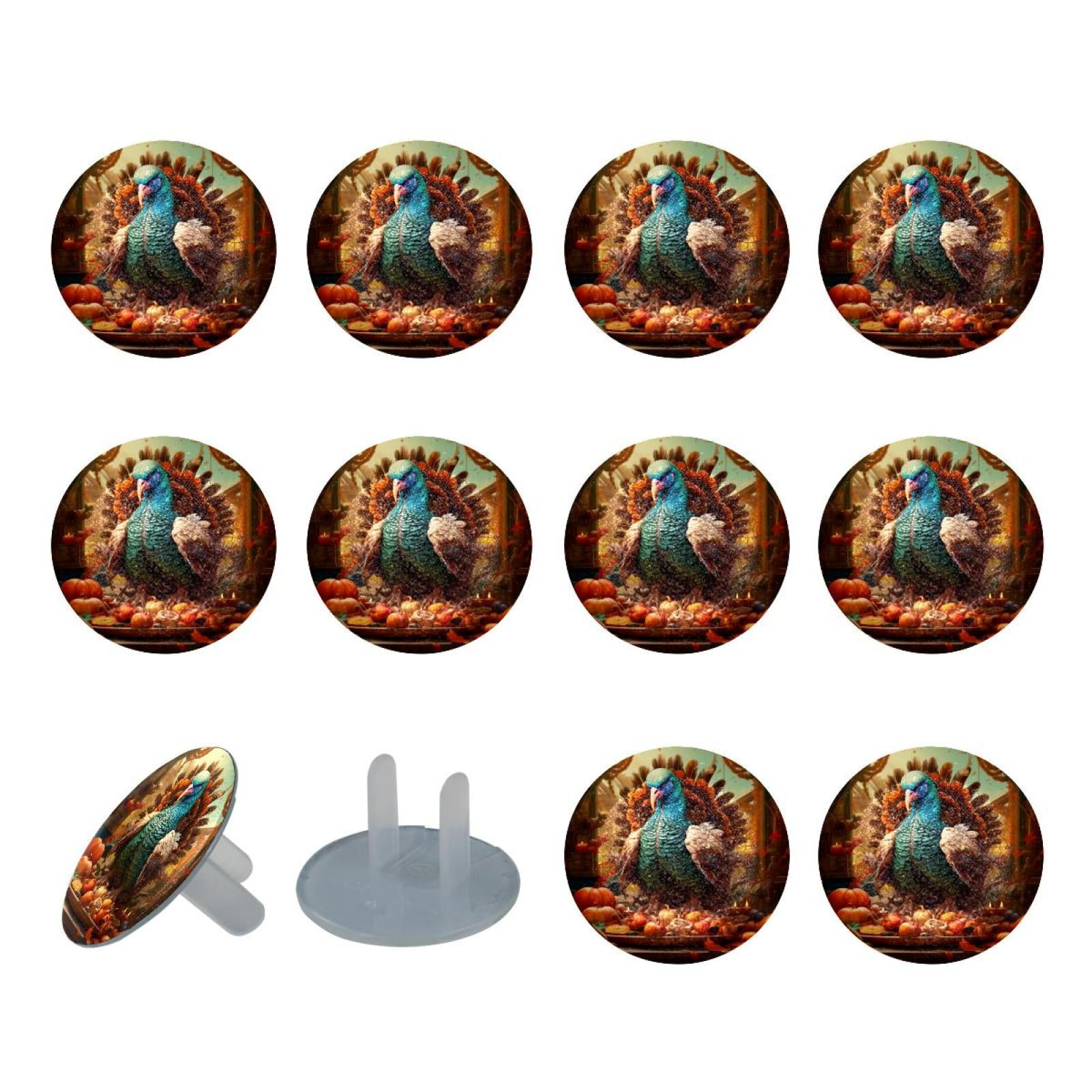 24 Pack Thanksgiving Turkey Outlet Covers Baby Proofing, Child Safety ...