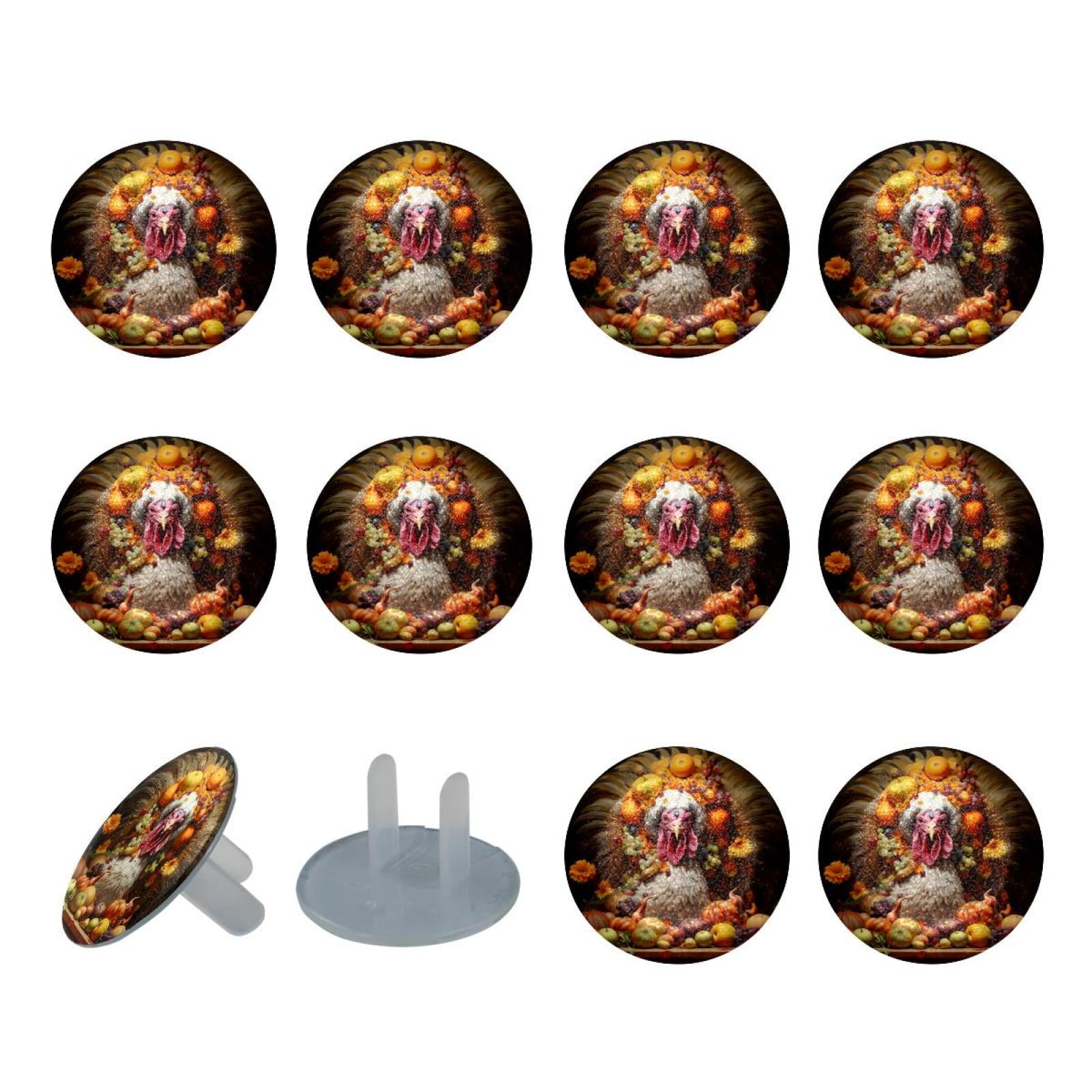24 Pack Thanksgiving Turkey Outlet Covers Baby Proofing, Child Safety ...
