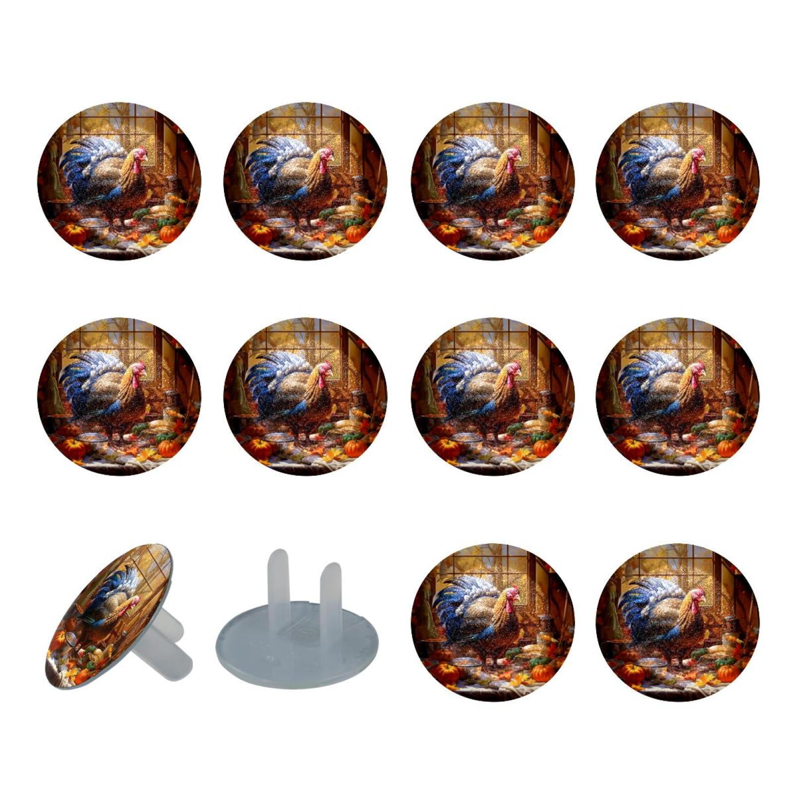 24 Pack Thanksgiving Turkey Outlet Covers Baby Proofing, Child Safety ...