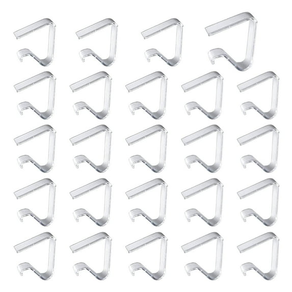 24 Pack Transparent Tablecloth Clips Secure Hold Down Protectors For ...