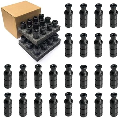 24-Pack Upgraded Pool Cover Anchors w/Head Bolts, Fiberglass Reinforced ...