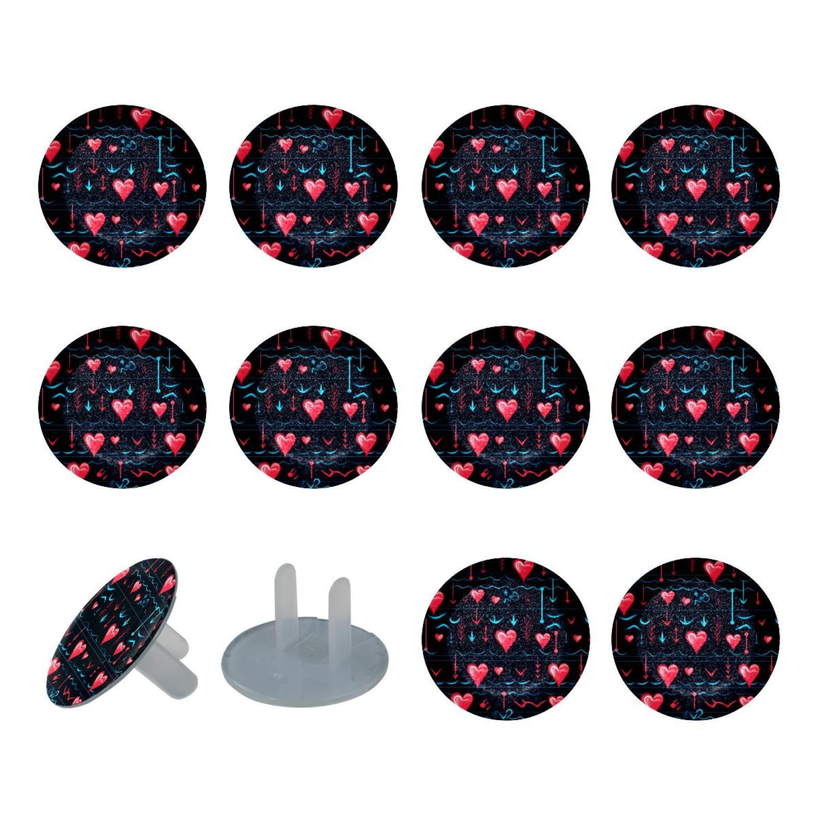 24 Pack Valentine's Day Love Heartbeat Outlet Covers Baby Proofing ...