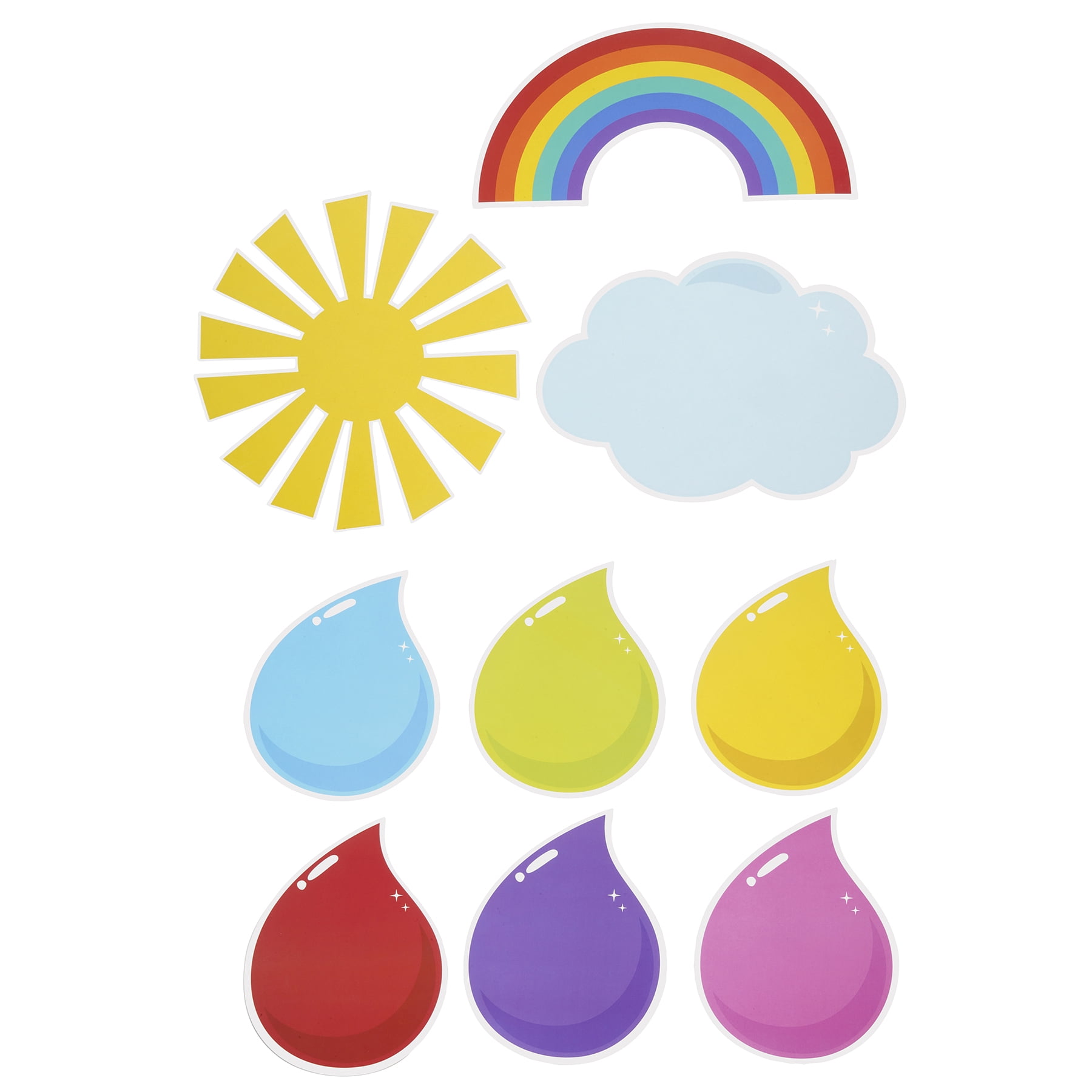 24 Pack: Weather Bulletin Board Die Cut Set by B2C™ - Walmart.com