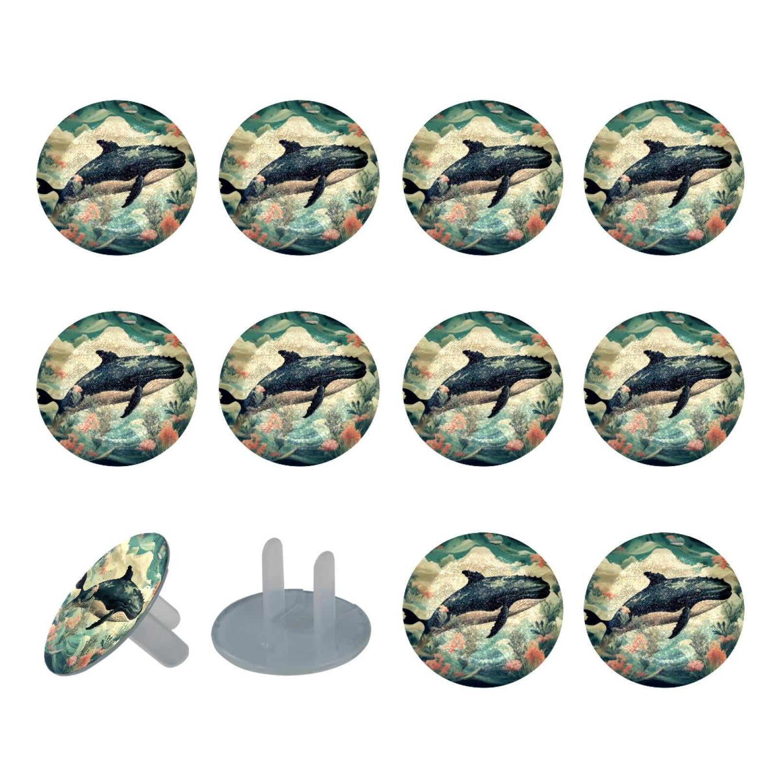 24 Pack Whale Outlet Covers Baby Proofing Socket Protectors Child ...